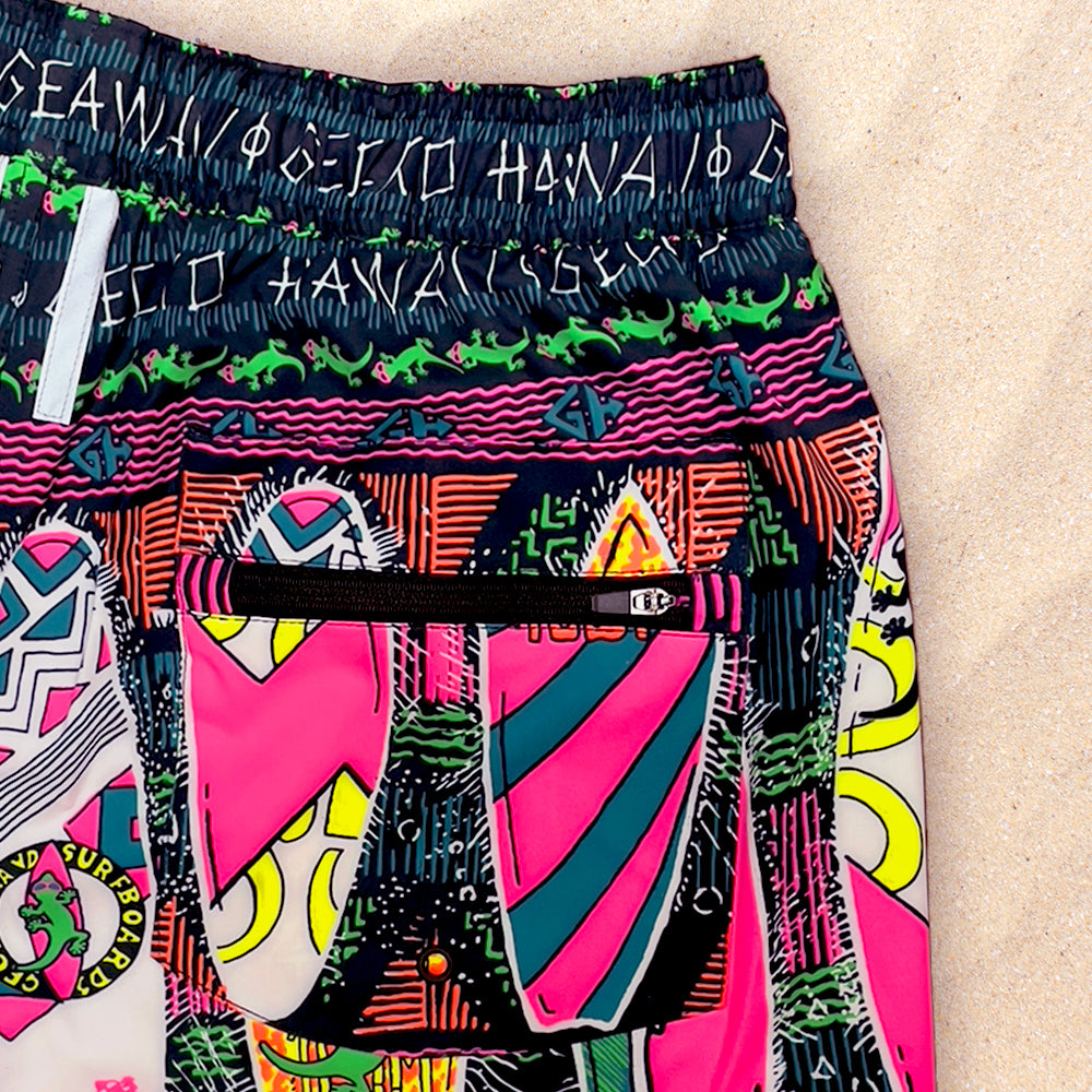 Iconic "Boardroom" Multiverse Shorts | Gecko Hawaii