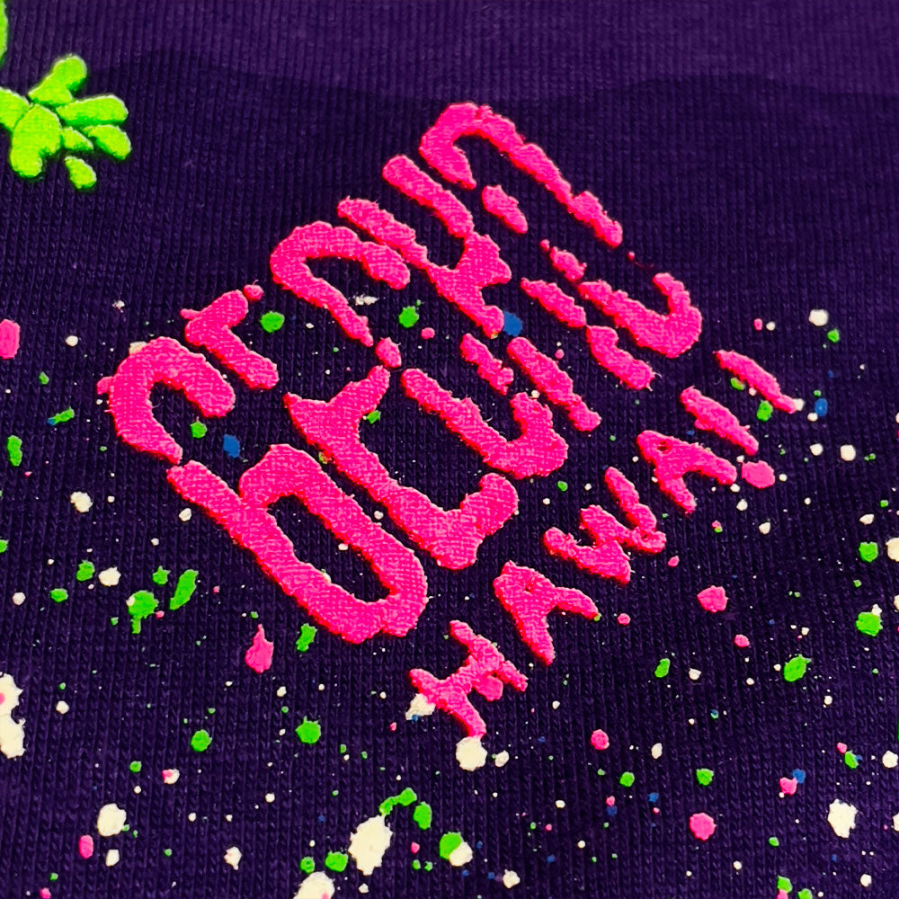 Gecko Trail (BEEFY-T) - 1987 Purple SPLATTER Stripe | Gecko Hawaii