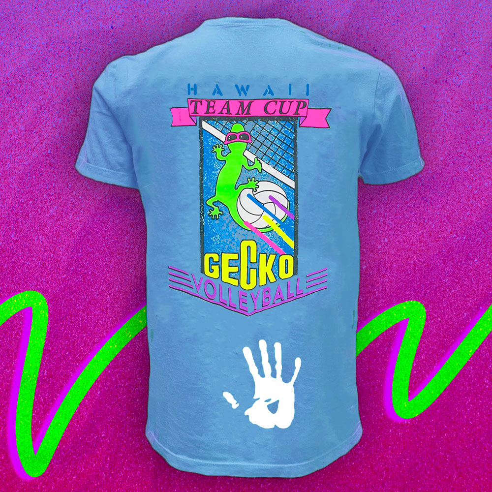 Gecko Volleyball '88 HYPERFLASH - Blue-To-White | Gecko Hawaii