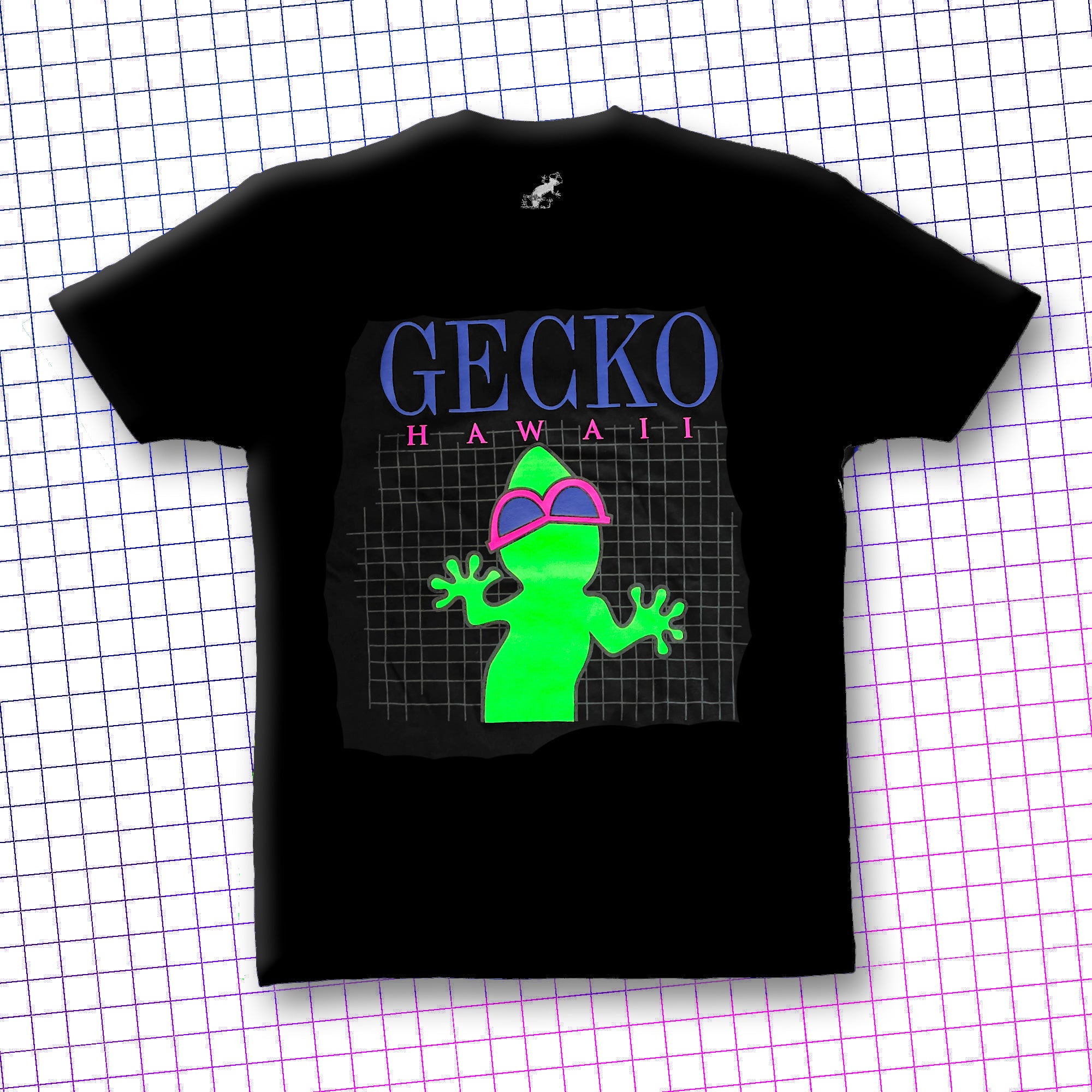 Gecko Grid - Authentic 1986 Vintage Edition Black | Gecko Hawaii