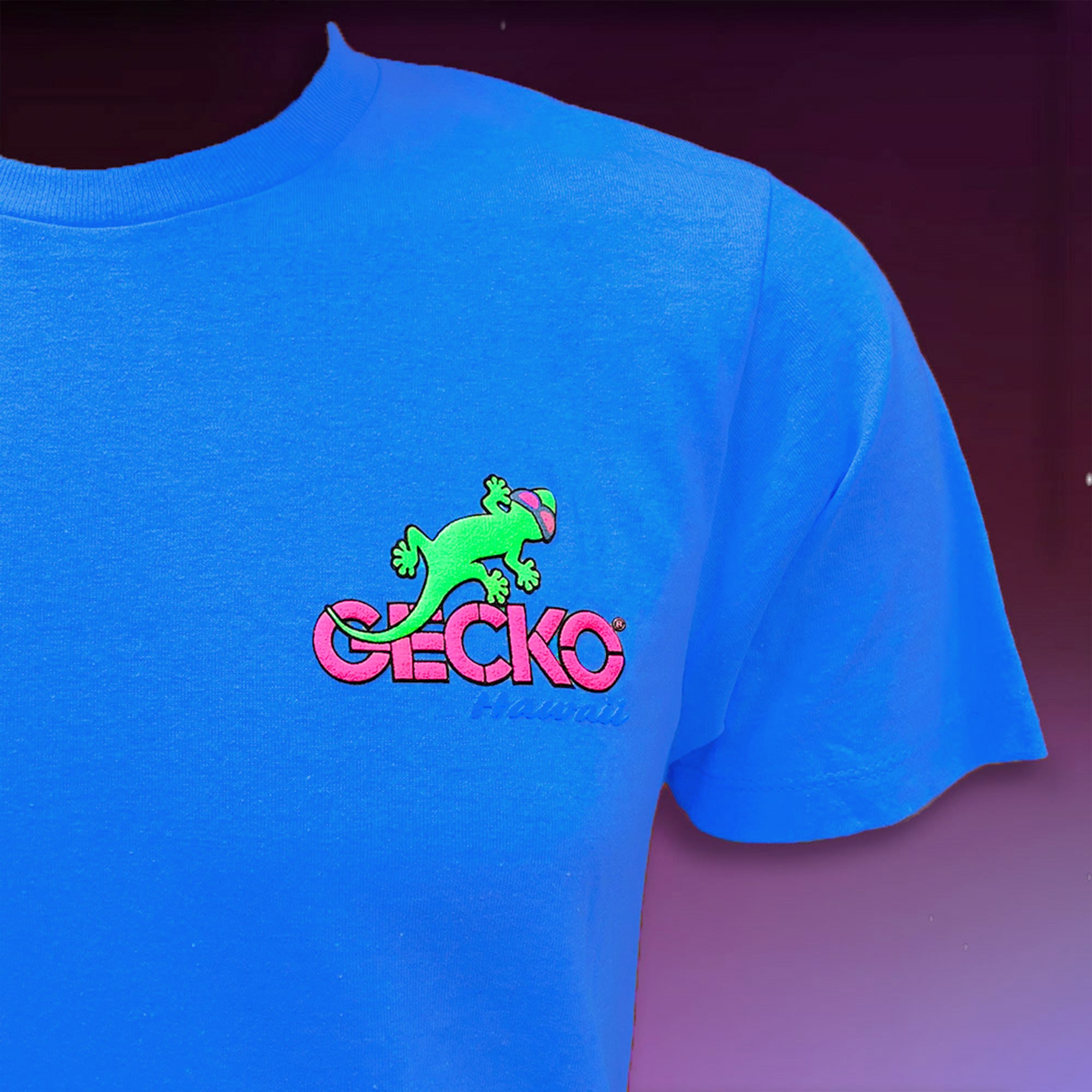 KIDS Gecko Marble Limited Neon Blue | Gecko Hawaii
