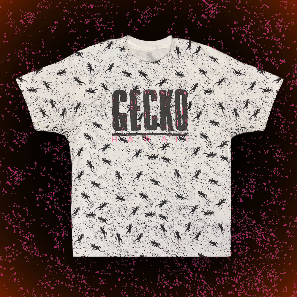 Iconic Forever Gecko Puffed Lava Tee | Gecko Hawaii