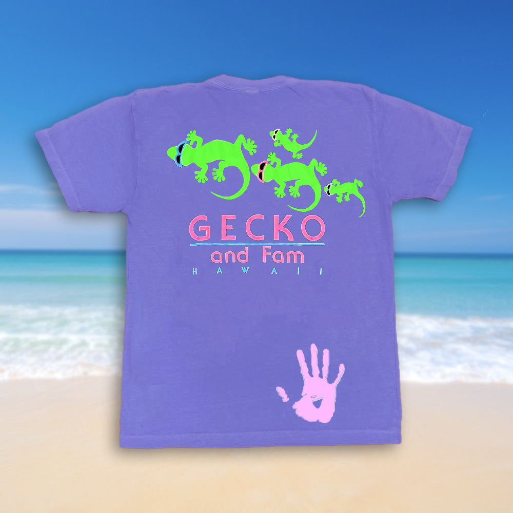 KIDS Gecko Fam Hyper Purple-to-Pink | Gecko Hawaii