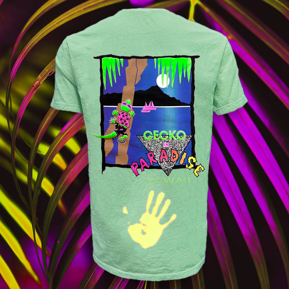 1988 Gecko In Paradise - Hyper Flash Green-to-Yellow | Gecko Hawaii