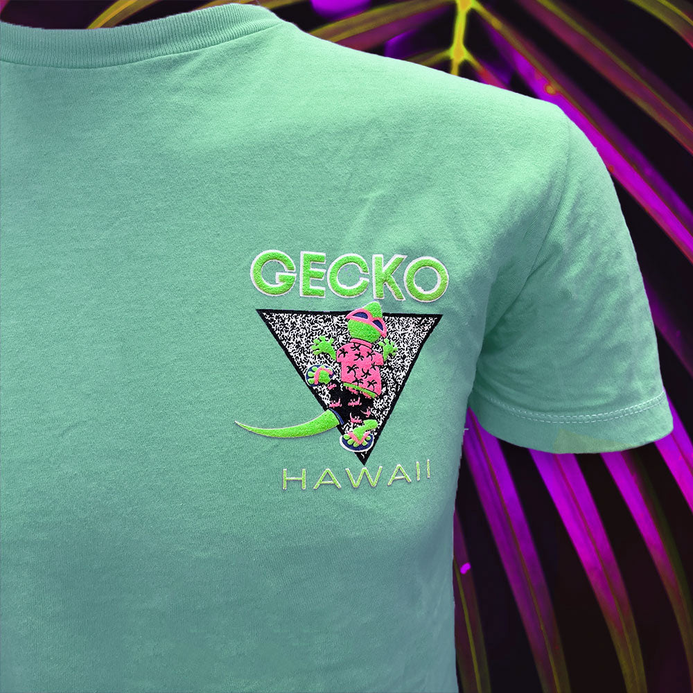 1988 Gecko In Paradise - Hyper Flash Green-to-Yellow | Gecko Hawaii