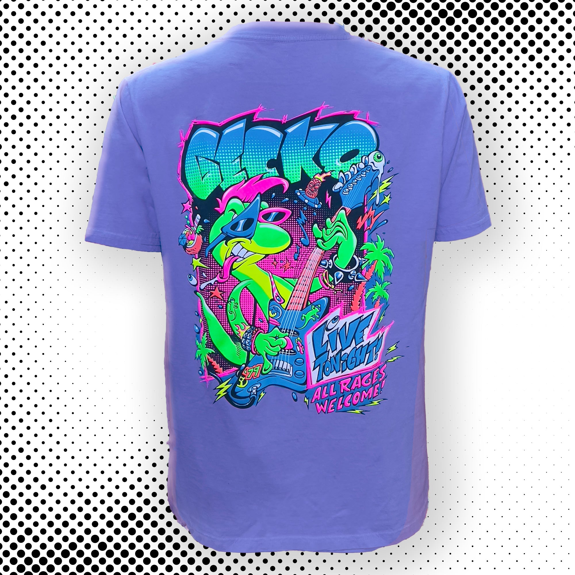 Gecko X Simko - All Rages - 1980's Punk Rock Purple | Gecko Hawaii
