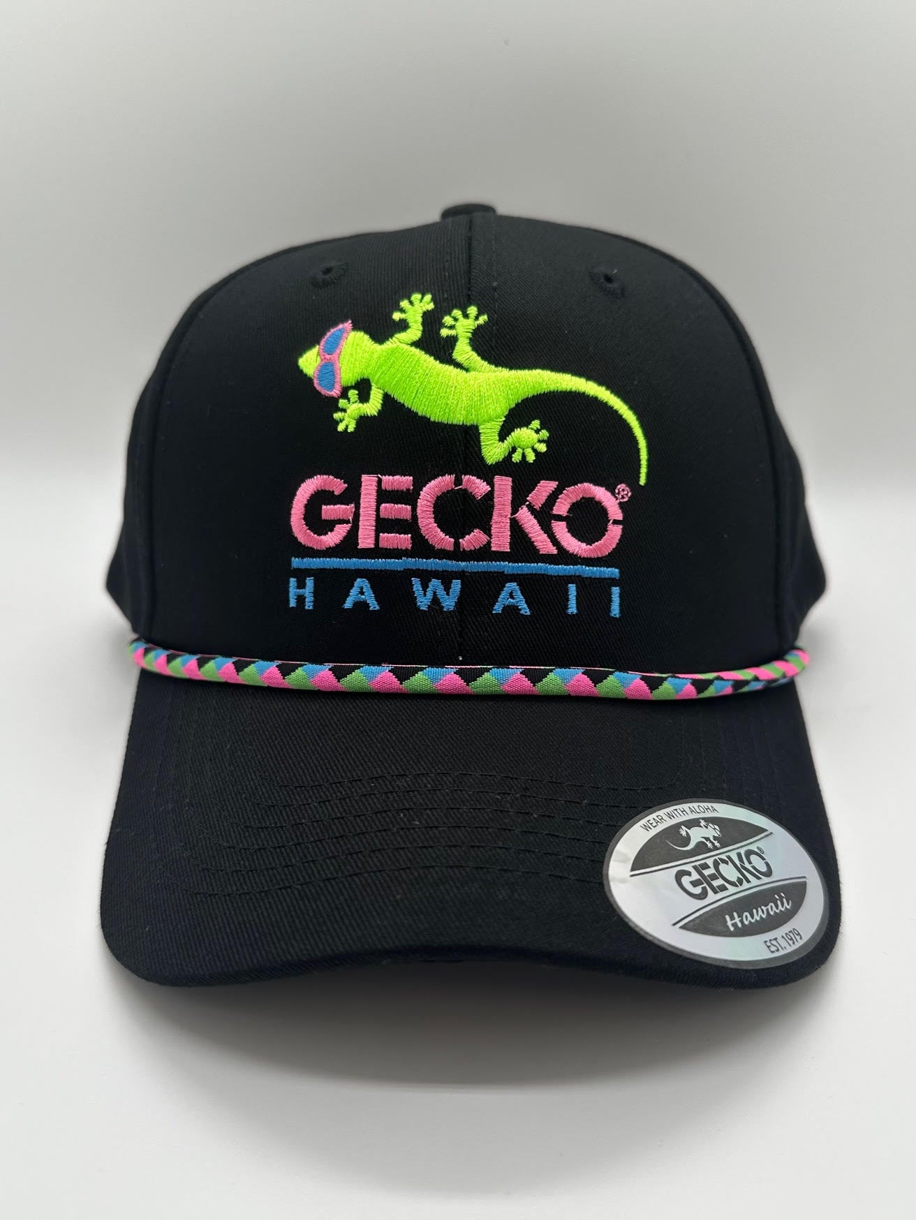 Gecko Retro Rope Snapback Captains Hat | Gecko Hawaii