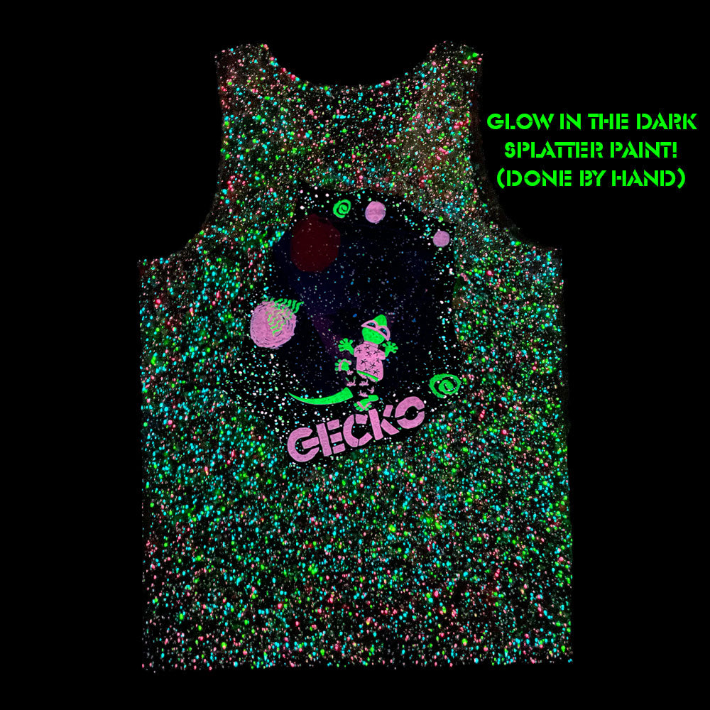 Limited Edition Glow In The Dark Splatter | Gecko Hawaii