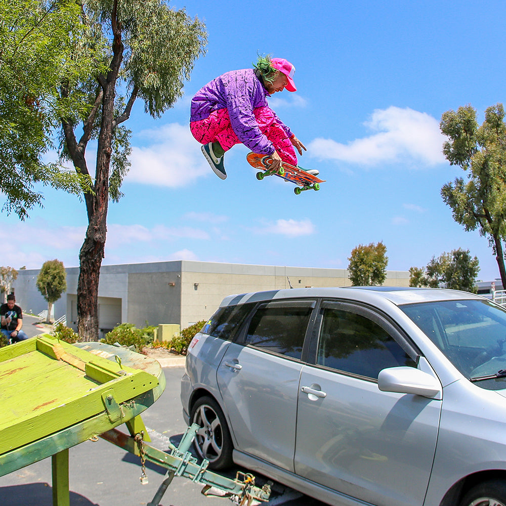 Hot Pink Gecko Wall '90's Beach Pants | Gecko Hawaii
