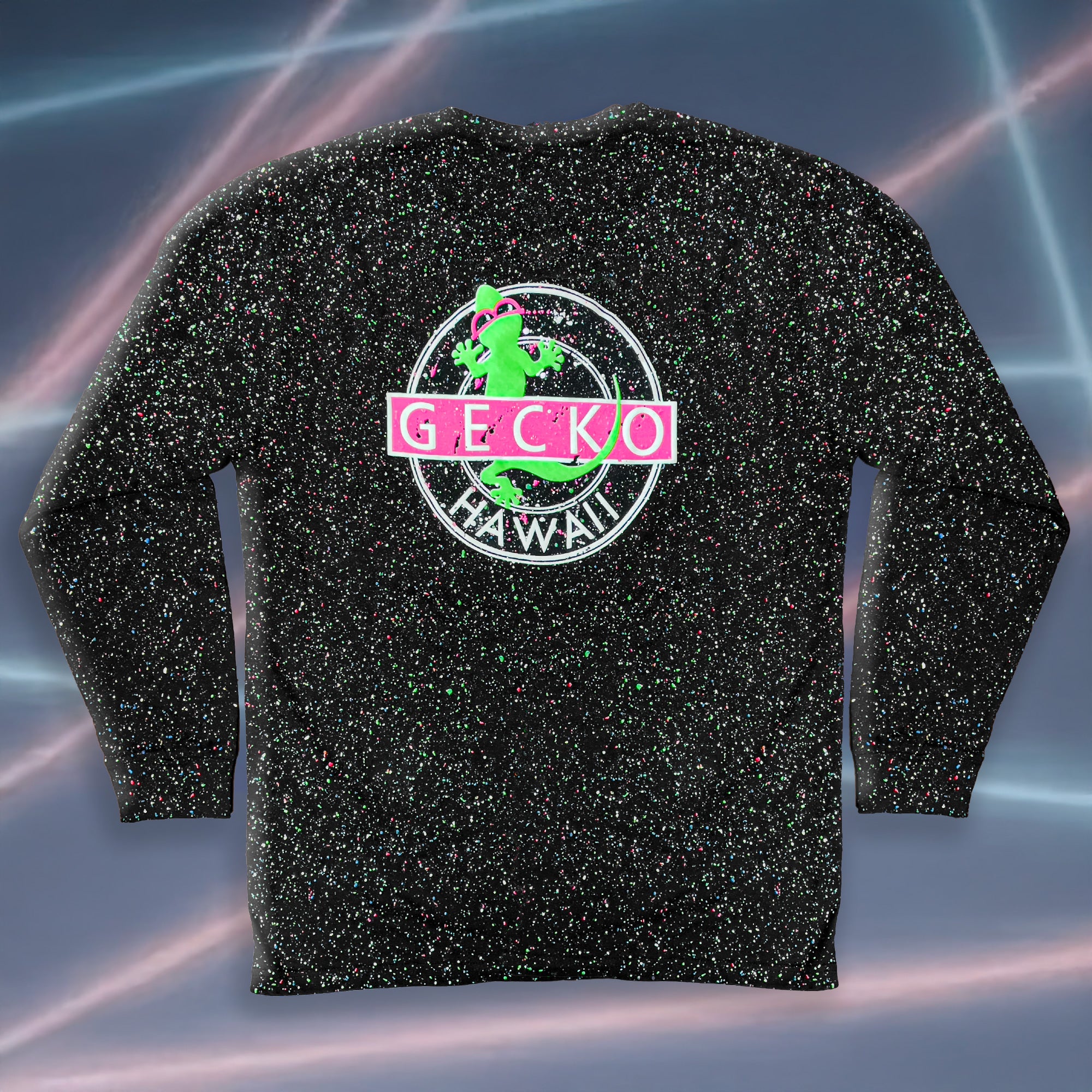Limited Edition Glow In The Dark Retro Splatter | Gecko Hawaii