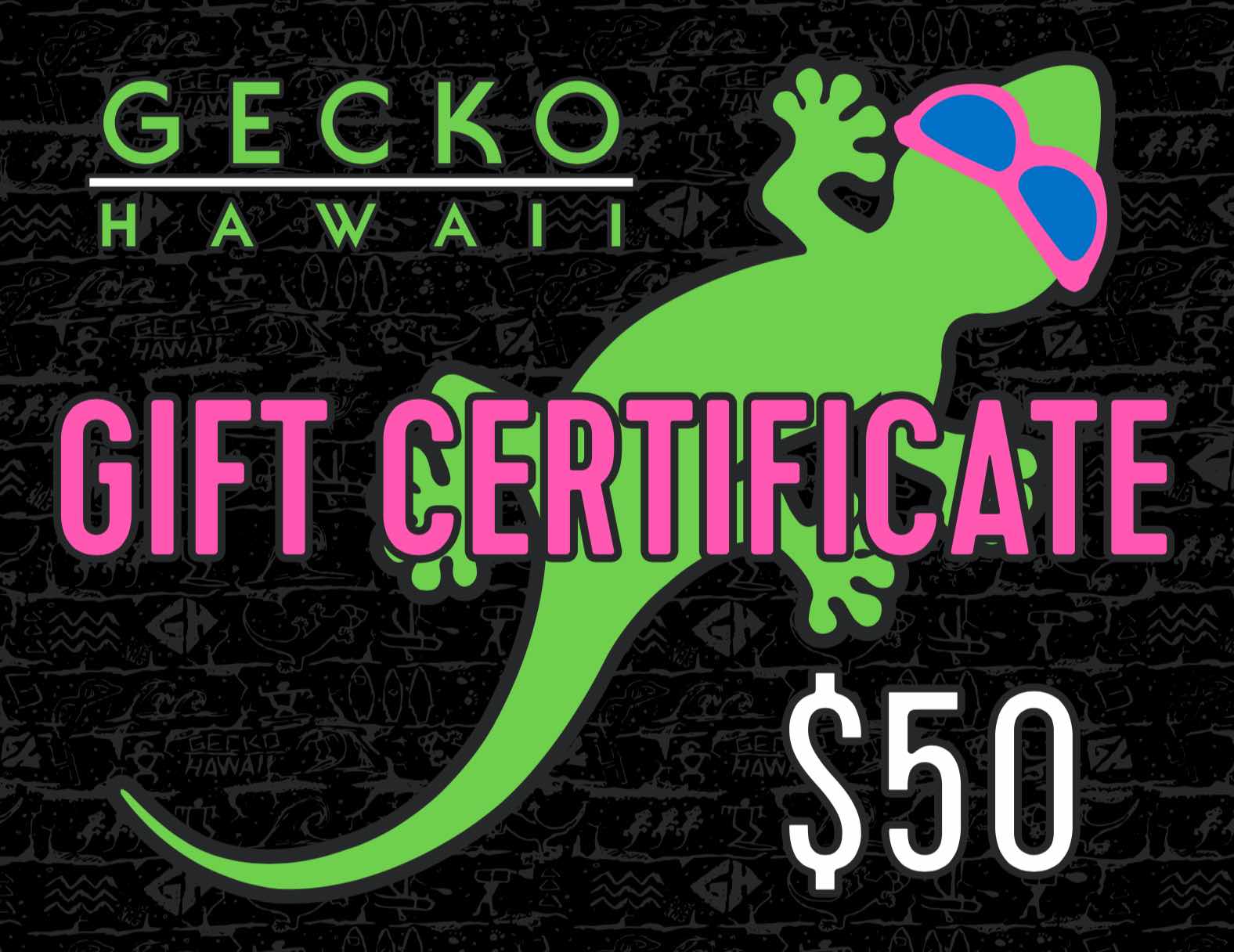 Gecko Hawaii Gift Cards